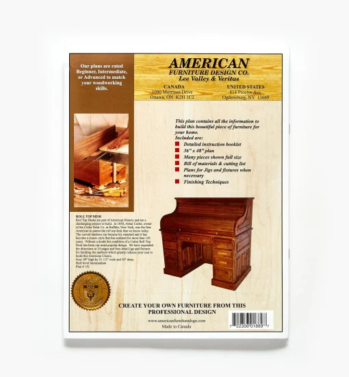 Roll Top Desk Plan - Soil And Sparrow